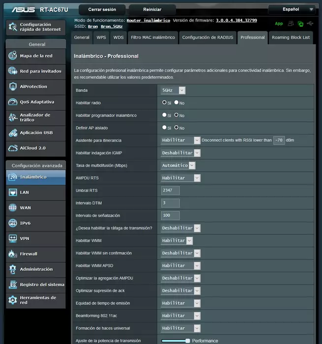 ASUS RT-AC67U AC1900: AiMesh உடன் இந்த Wi-Fi அமைப்பின் பகுப்பாய்வு 23835_83