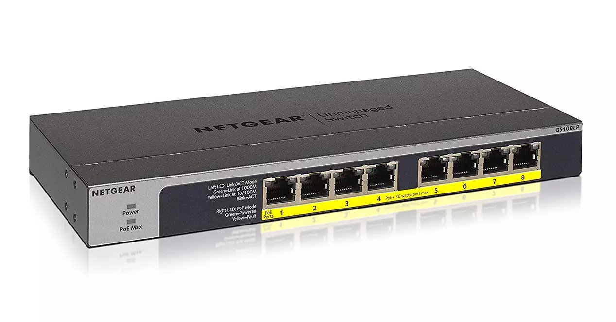 NETGEAR GS108LP: Đánh giá bộ chuyển đổi Gigabit PoE + không được quản lý này 23848_1