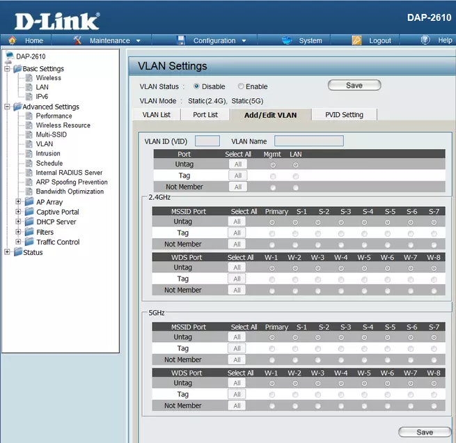 D-Txuas DAP-2610: Sib sib zog nqus tshuaj xyuas ntawm lub firmware ntawm tus kws tshaj lij AP no 24050_13