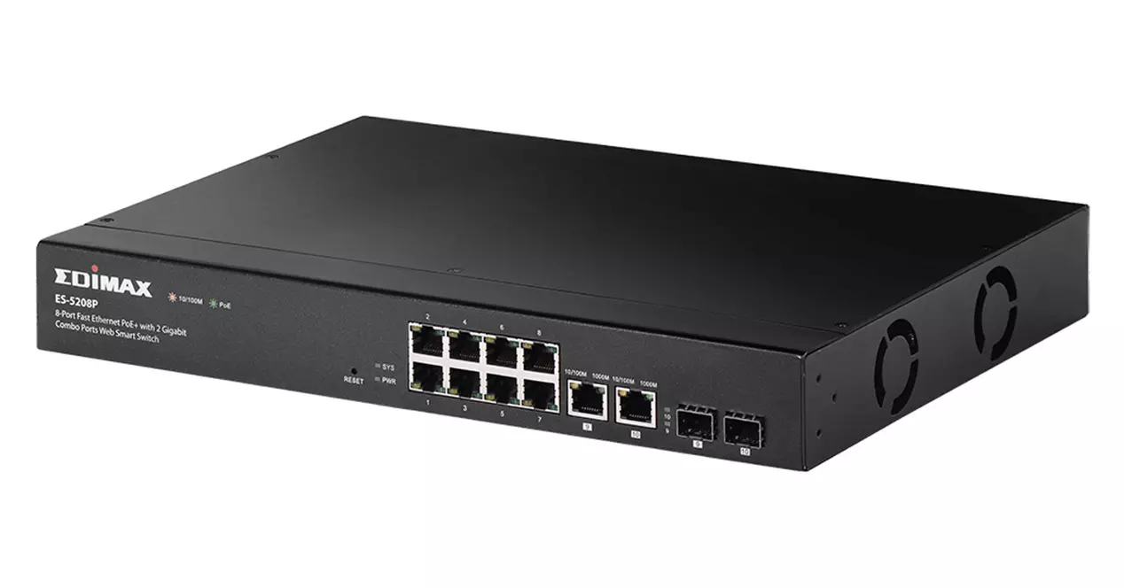 Edimax ES-5208P Fast-Ethernet Switch -