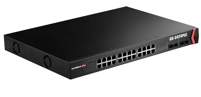 Seznamte se s přepínačem Edimax GS-5424-PLG s 24 porty GE PoE, 4 konektory SFP a možností správy 24438_1