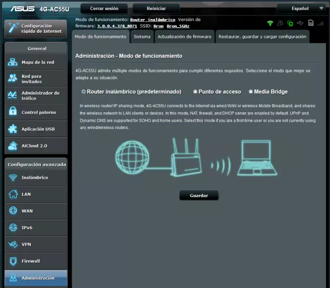 ASUS 4G-AC55U: Iloiloga o lenei 4G LTE router ma Wi-Fi AC1200 24459_58