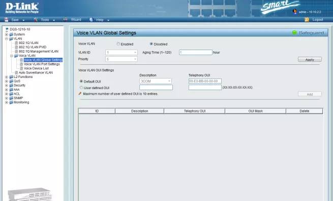 D-Link DGS-1210-10: VLAN Part Firmware