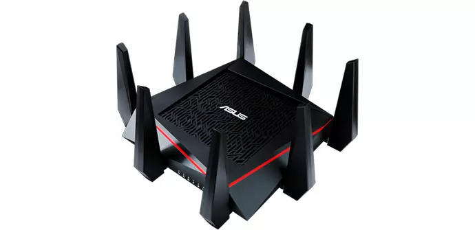 Unboxing ma fa'aaliga muamua o le ASUS RT-AC5300 router fa'atasi ma fa'agālu fa'atolu