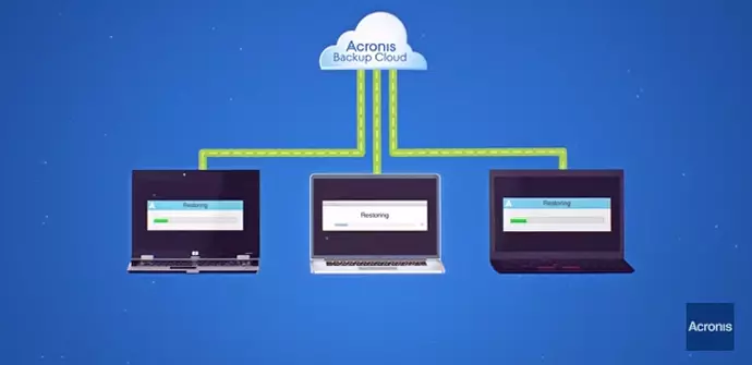 O servizo Acronis Data Protection Platform encargarase de protexer os seus datos na nube