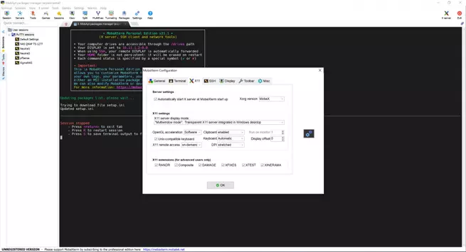 MobaXterm: SSH 클라이언트 및 네트워크 유틸리티가 있는 Windows 10용 터미널 24637_40