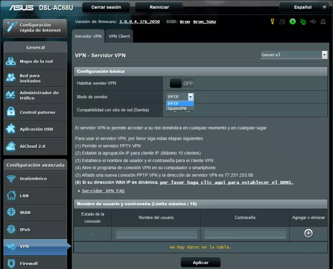 ASUS DSL-AC68U AC1900: Kev tshuaj xyuas ntawm no ADSL2+ thiab VDSL router nrog Wi-nkaus AC 24743_71