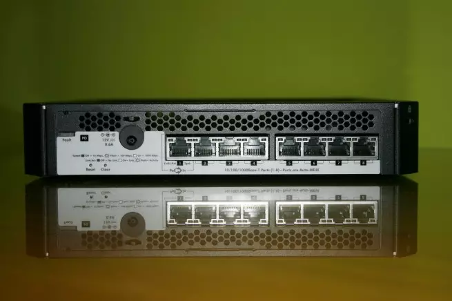 HP PS1810-8G Switch Overview Rear View