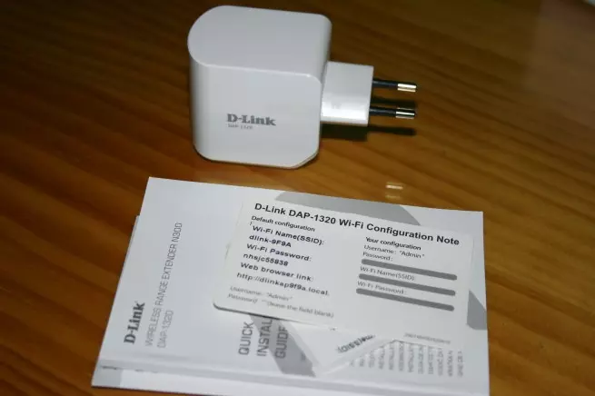 D-Link DAP-1320 karbi sisu vaade