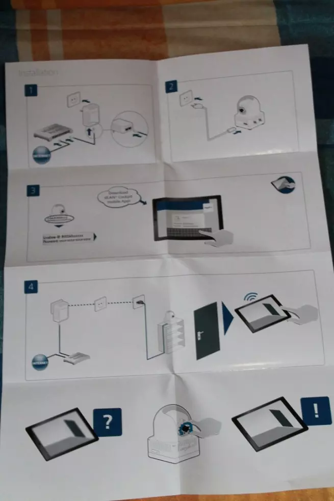 Instrucións de instalación de Devolo dLAN LiveCam