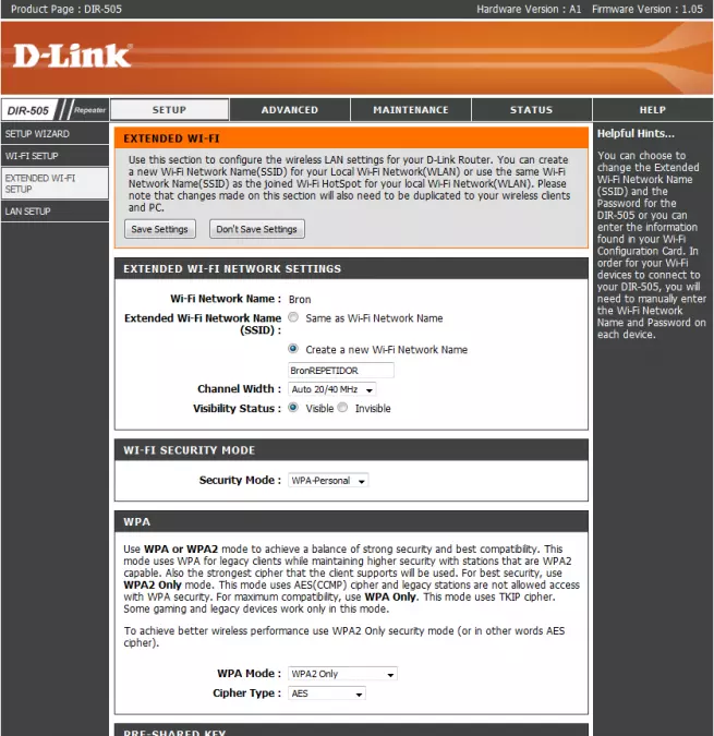 D-Link DIR-505: Tinjauan ngeunaan router Wi-Fi saku ieu sareng repeater kalayan port USB 25054_70