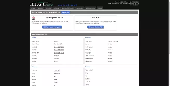 Apakah perisian tegar DD-WRT dan cara memasangnya pada penghala yang serasi 25175_14