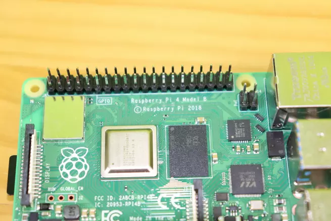 Model ætset på Raspberry Pi 4-kortet