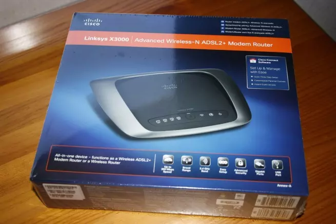 Cisco Linksys X3000 கேஸ் ஃப்ரண்ட்