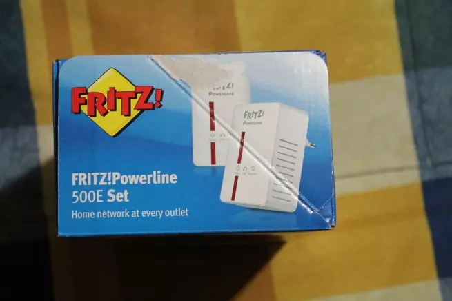 Top-of-the-box aspekt fan FRITZ PLC's! Powerline 500e Set