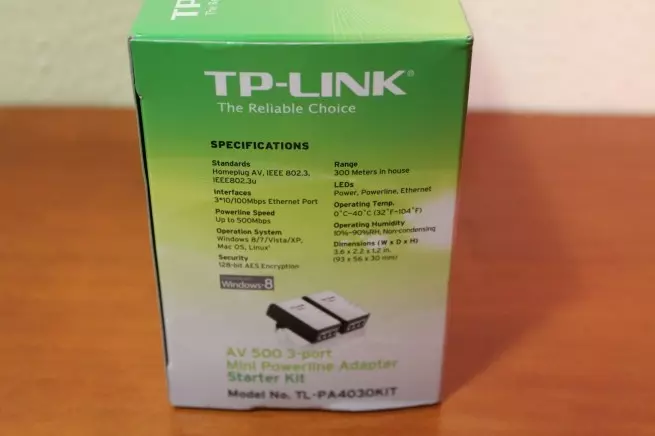 TP-LINK TL-PA4030KIT: 500 Mbps ಮತ್ತು ಮೂರು ನೆಟ್ವರ್ಕ್ ಪೋರ್ಟ್ಗಳವರೆಗಿನ ಈ PLCಗಳ ವಿಶ್ಲೇಷಣೆ 25314_13