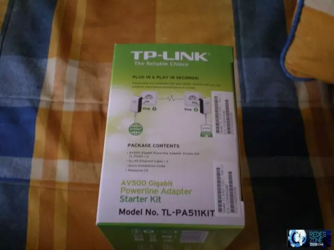 TP-Link TL-PA511 باڪس جي ھڪڙي پاسي