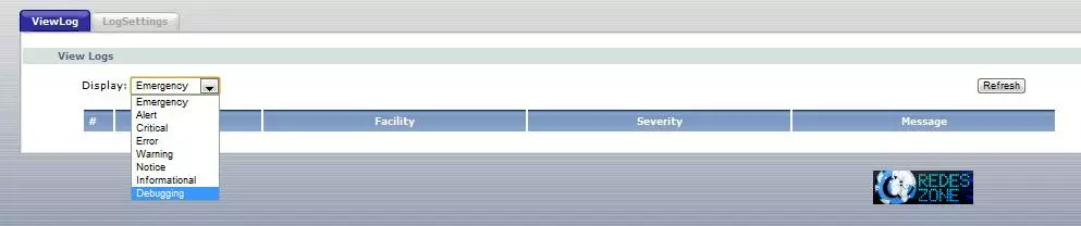 Bukana ea router e fanoeng ke Movistar ho bareki ba eona ba likhokahano tsa VDSL 25332_34