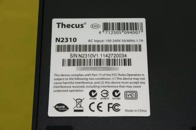 Thecus N2310: Revisão deste NAS com 2 compartimentos de disco rígido 25357_25