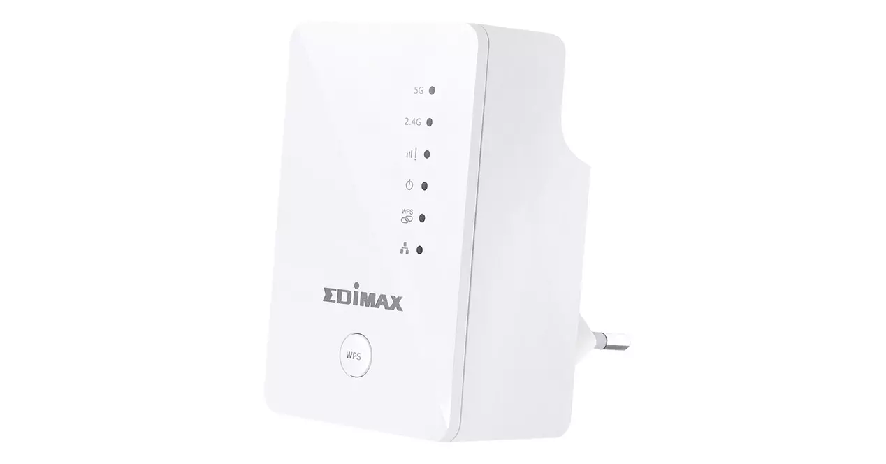 Edimax EW-7438AC: šio dviejų juostų Wi-Fi kartotuvo AC750 analizė 25363_1