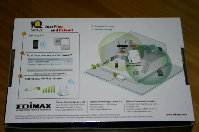 Edimax EW-7438RPn V2: N300 Wi-Fi errepikagailu unibertsal honen analisia 25364_7