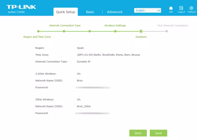 TP-LINK Archer C2600- Setup Wizard