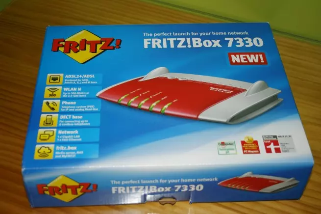 Επισκόπηση του περιβλήματος του FRITZ!Box 7330