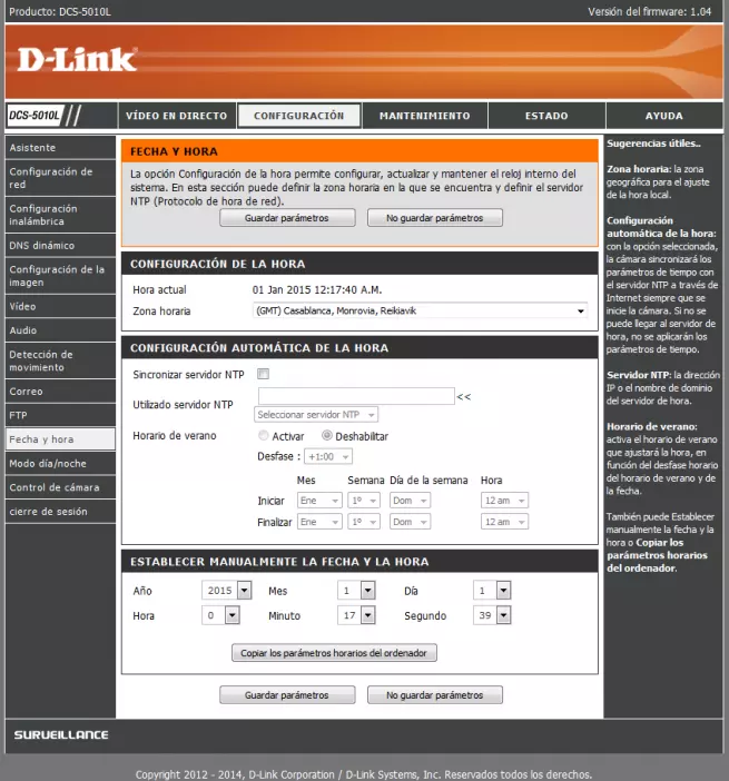 D-Link DCS-5010L ಮಾನಿಟರ್ 360: ಈ Wi-Fi ಕ್ಯಾಮರಾದ ವಿಮರ್ಶೆ 25375_54