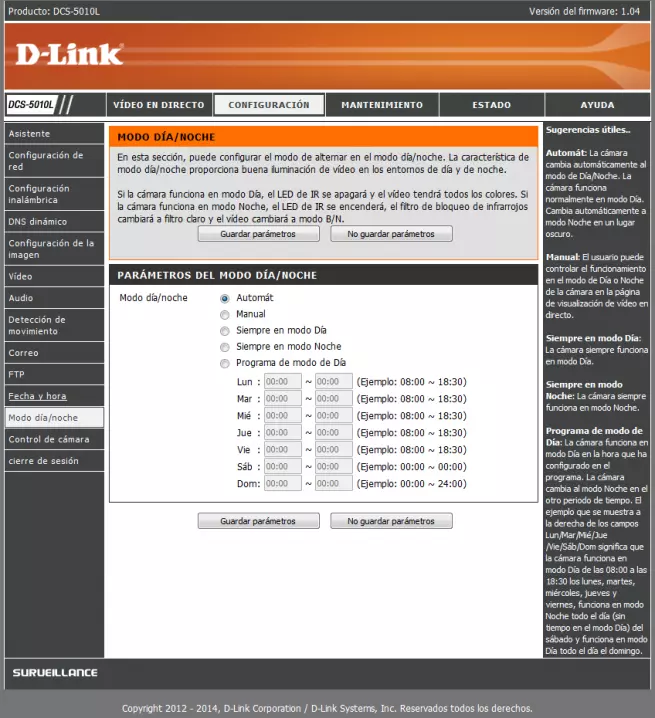 D-Link DCS-5010L Monitor 360: Tinjauan kaméra Wi-Fi ieu 25375_55