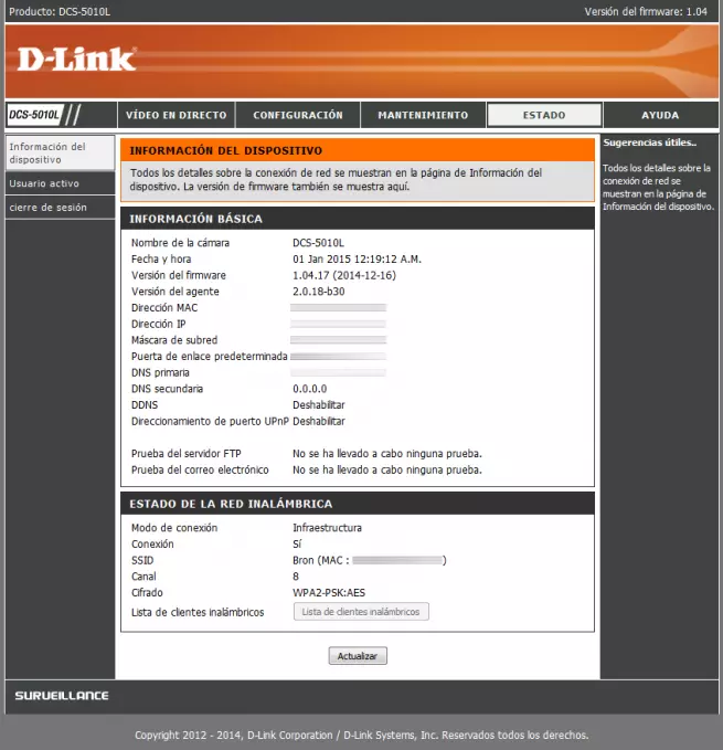 D-Link DCS-5010L Monitor 360: Tinjauan kaméra Wi-Fi ieu 25375_60