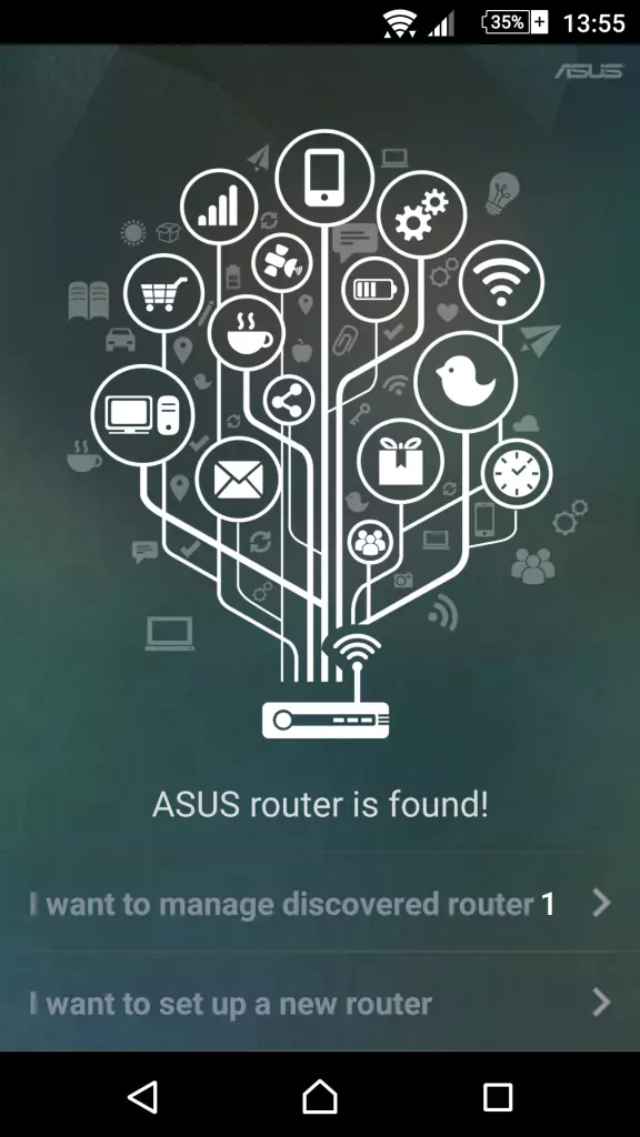 ASUS Router app alang sa Android