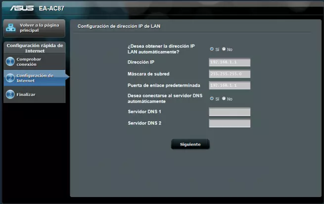 ASUS EA-AC87: Wi-FI AC1800 ಮತ್ತು ಗಿಗಾಬಿಟ್ ಈಥರ್ನೆಟ್ ಜೊತೆಗೆ ಈ ಸೇತುವೆ ಮತ್ತು AP ನ ವಿಶ್ಲೇಷಣೆ 25382_52