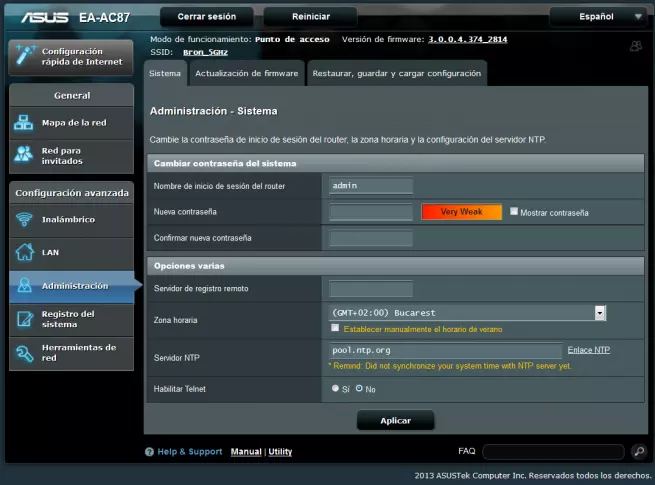 ASUS EA-AC87: Analysis of this bridge and AP with Wi-FI AC1800 and Gigabit Ethernet 25382_71