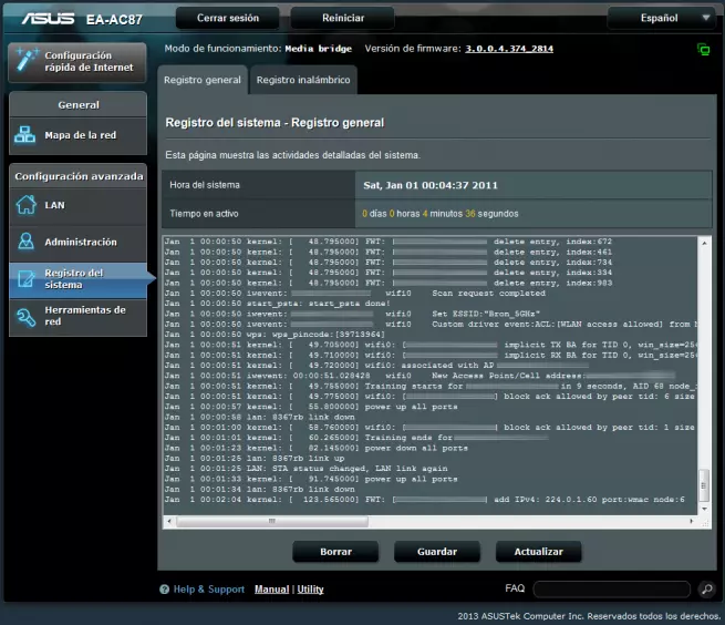 ASUS EA-AC87: Analysis of this bridge and AP with Wi-FI AC1800 and Gigabit Ethernet 25382_80