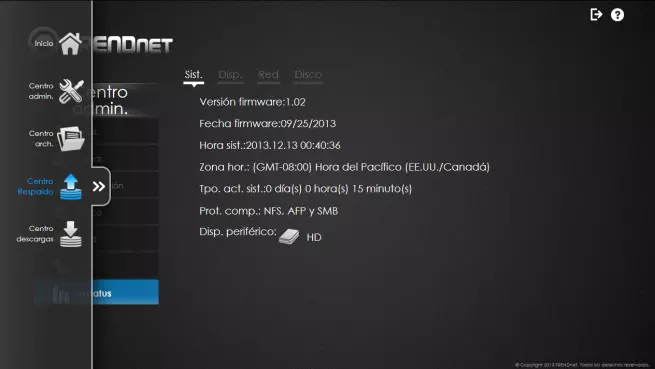 TRENDnet TN-200: Tinjauan NAS ieu sareng dua SATA2 sareng teluk Gigabit 25401_44