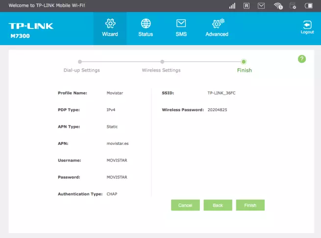 TP-LINK M7300: Analisis router 4G iki kanthi baterei sing dibangun 25410_36