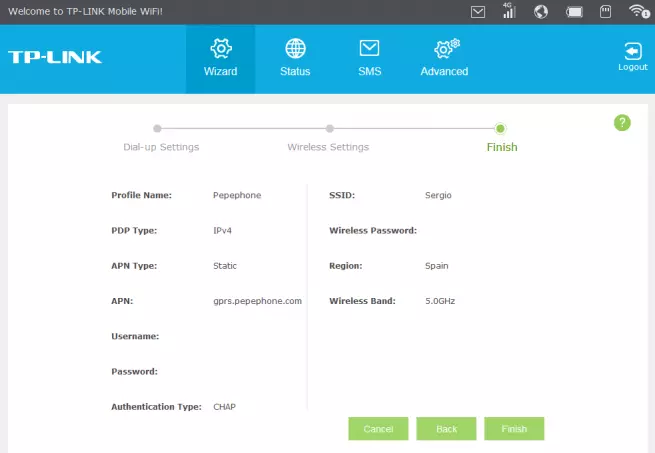 TP-LINK M7350: وائي فائي N300 سان هن 4G روٽر جو تجزيو 25427_36