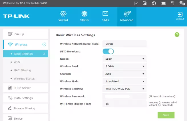 TP-LINK M7350: Wi-Fi N300 ilə bu 4G marşrutlaşdırıcının təhlili 25427_41