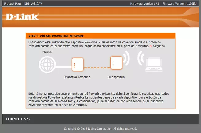 D-Link DHP-W611AV: Ezeknek az AC1000 PLC-knek az áttekintése AC1200 Wi-Fi-vel 25434_39