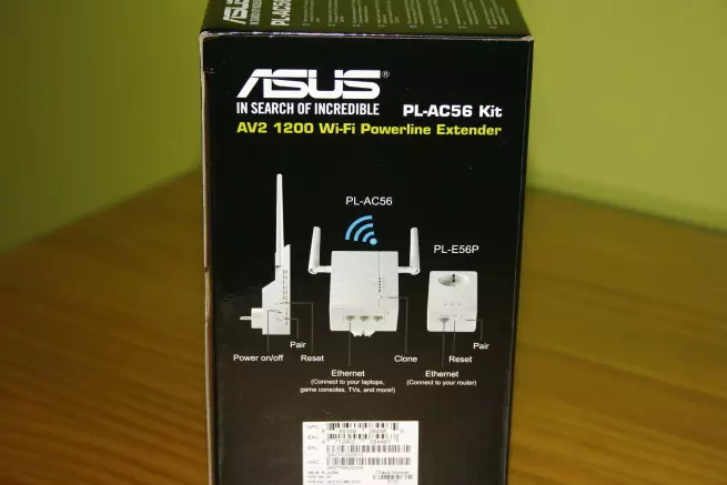 ASUS PL-AC56 ಸ್ಕೀಮ್ಯಾಟಿಕ್ನೊಂದಿಗೆ ಎಡಭಾಗ