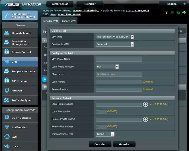 ASUS BRT-AC828: Ontleding van hierdie Wi-Fi-roeteerder AC2600 Dual WAN en VPN 25445_103