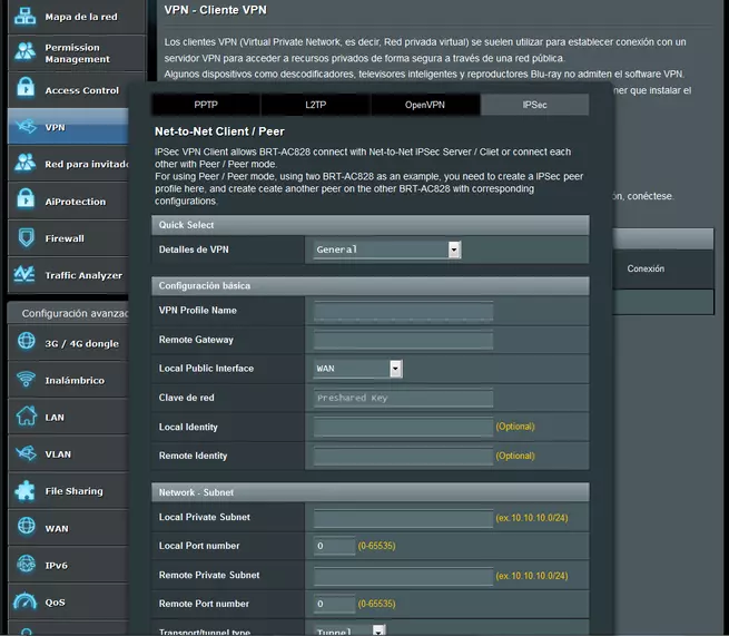 ASUS BRT-AC828: Analyse af denne Wi-Fi-router AC2600 Dual WAN og VPN 25445_105