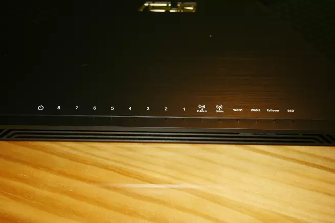 ASUS BRT-AC828 high-performance router status-LED's