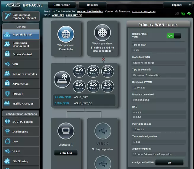 ASUS BRT-AC828: analyse van deze wifi-router AC2600 Dual WAN en VPN 25445_81