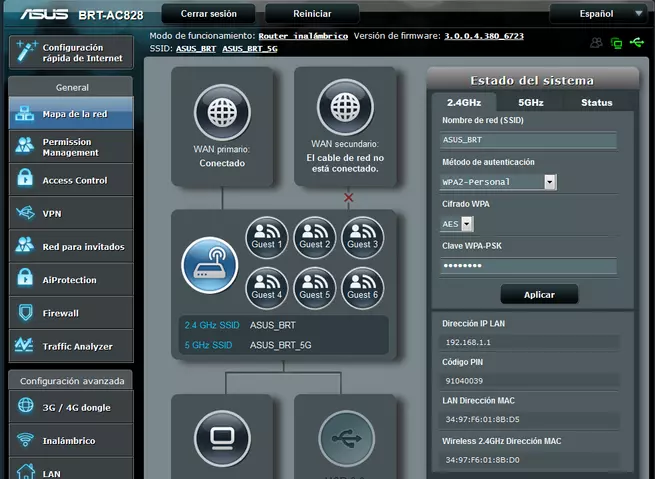 ASUS BRT-AC828: Analyse dieses WLAN-Routers AC2600 Dual WAN und VPN 25445_82