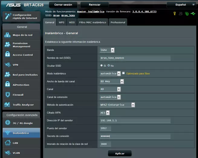 ASUS BRT-AC828: Iloiloga o lenei Wi-Fi router AC2600 Dual WAN ma VPN 25445_99