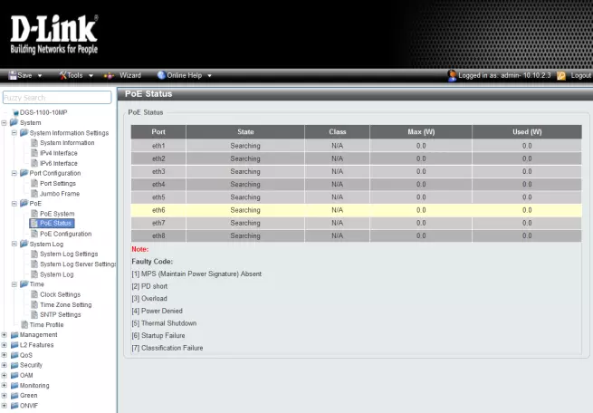 D-Link DGS-1100-10MP: ตรวจสอบสวิตช์ที่มีการจัดการนี้ด้วย PoE 25447_33