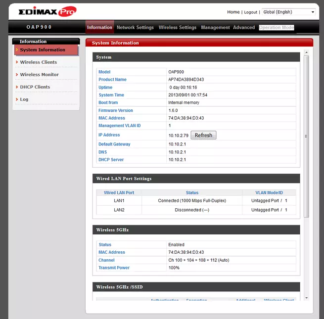 Edimax OAP900: Review saka AP ruangan iki karo Wi-Fi AC 25457_35