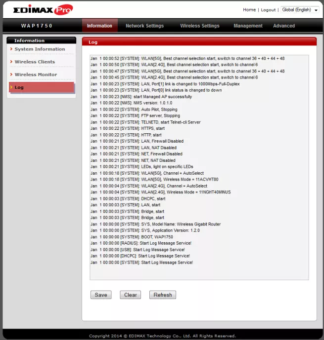 Edimax WAP1750: Wi-Fi AC1750 ile bu AP'nin analizi 25468_48