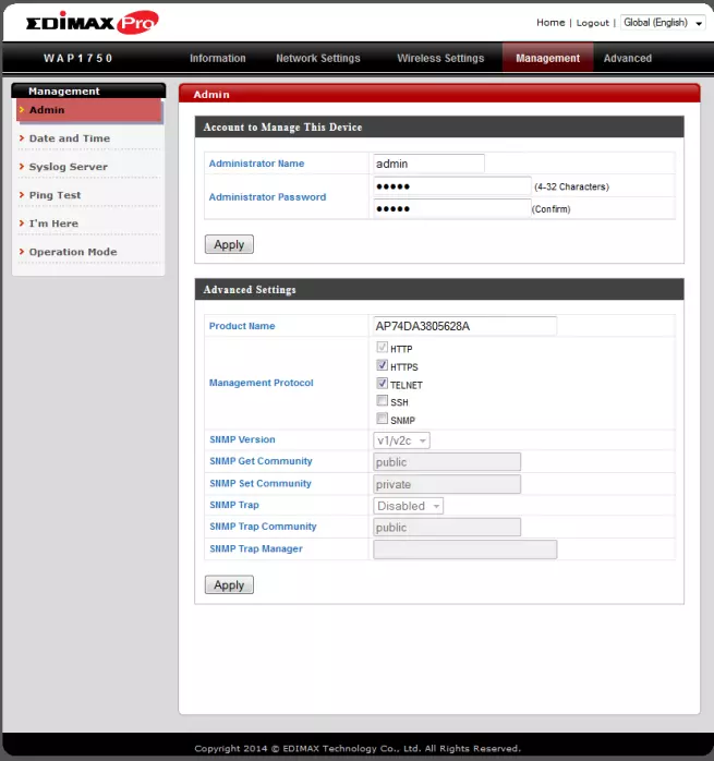 Edimax WAP1750: Ontleding van hierdie AP met Wi-Fi AC1750 25468_71